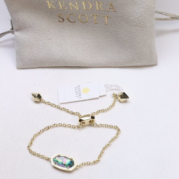 Kendra Scott | Jewelry | Kendra Scott Gold Tone Elaina Adjustable Chain ...